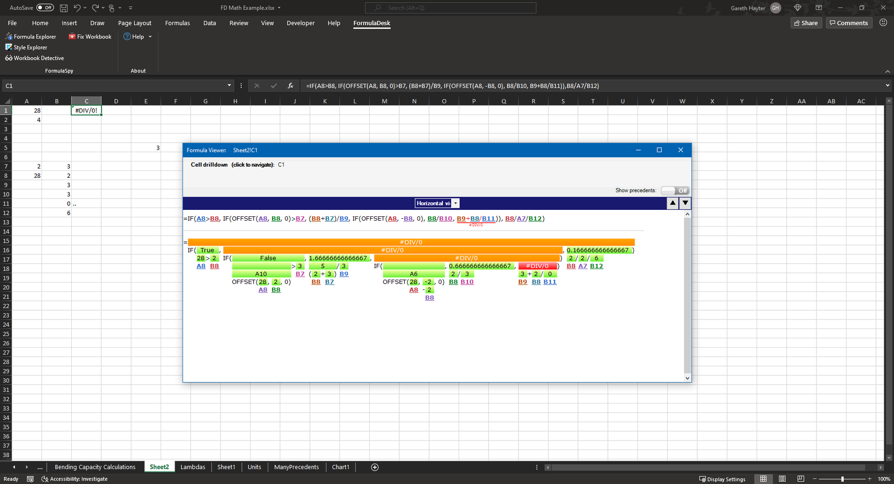 FormulaDesk (Excel add-ins)